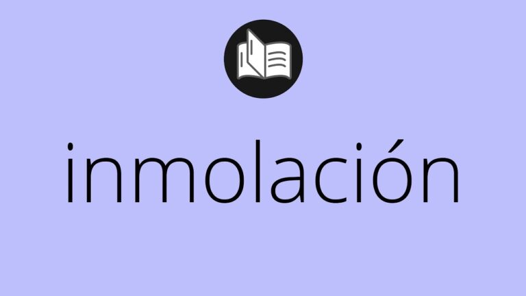 ¿Qué significa "inmolado" en la Biblia? Descubre su profundo ...