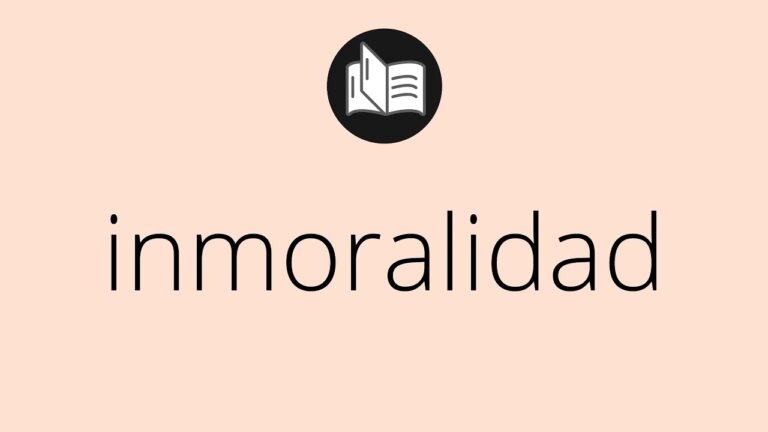 ¿Qué significa inmoralidad en la Biblia? Definición y contexto bíblico ...